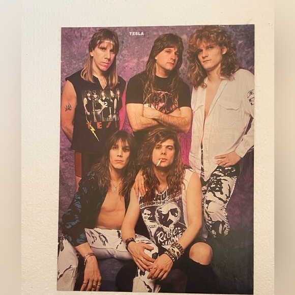 Metal Edge | Art | Tesla Band Pinup | Poshmark